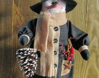 Rustic snowman | Etsy