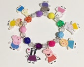 Handcrafted Childrens Charm Jewelry by Made4UBySisters2 on Etsy