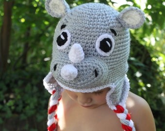 Rhino hat | Etsy