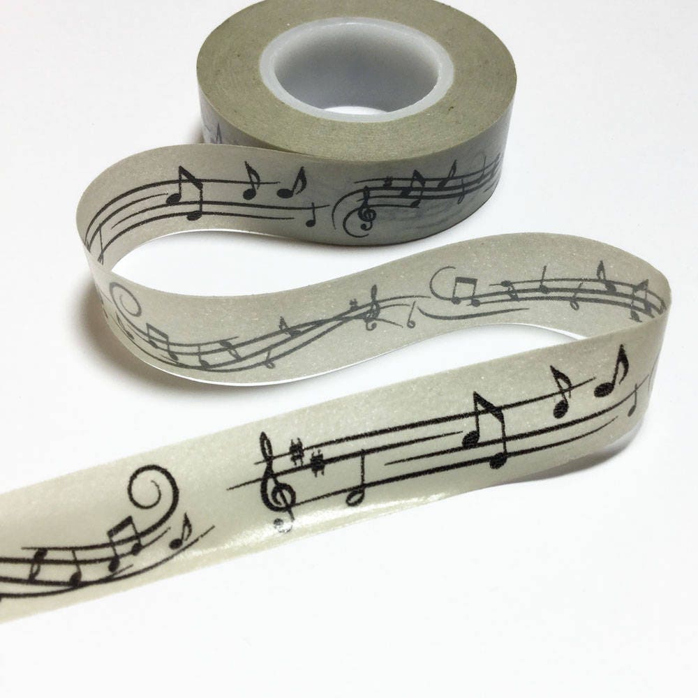 Music Note Washi Tape / Music Lover Decorative Tape / Musical