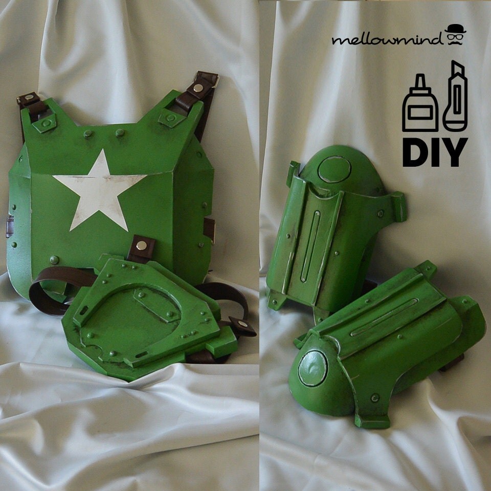 DIY Fallout4: Sturdy Combat Armor templats for EVA foam