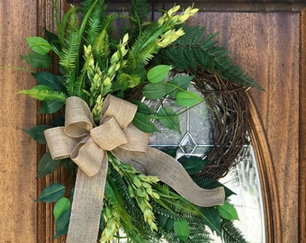 Minimalist wreath | Etsy