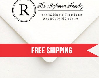 Custom Return Address Stamp-Self Inking-Personalized by PeriPress