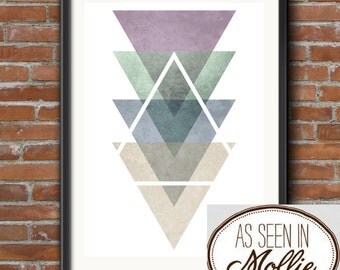 Pastel abstract art | Etsy