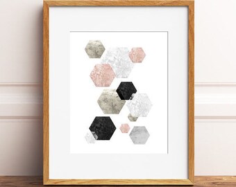 Scandinavian print | Etsy