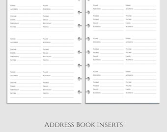 Personal phone book | Etsy