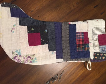 Quilted stocking | Etsy