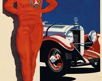 Mercedes benz poster | Etsy