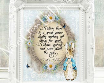 Peter rabbit quote | Etsy