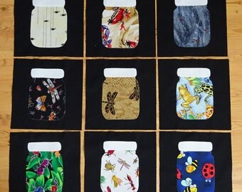 Bug jar quilt | Etsy