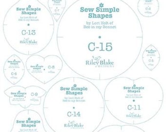BLOOM Sew Simple Shapes Applique Templates