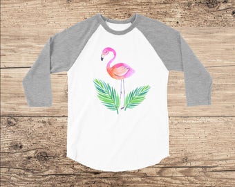 Flamingo shirt | Etsy