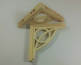 Wall shelf brackets | Etsy