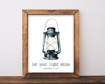 Let your light shine | Etsy