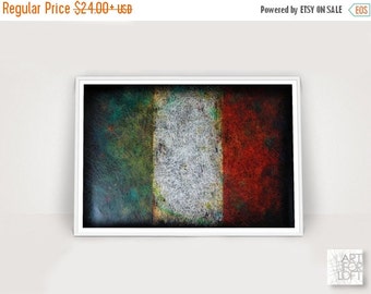 Vintage rustic flags and postcards by ArtForLoft on Etsy