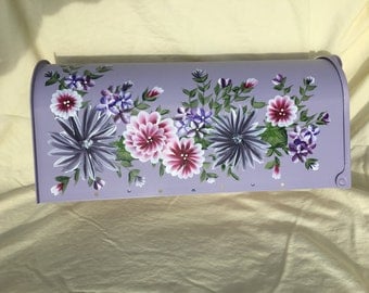 Unique hand painted mailboxes related items | Etsy