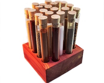 Test tube spice rack | Etsy