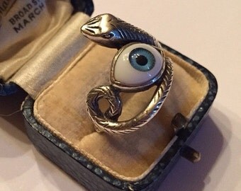 Silver snake ring | Etsy