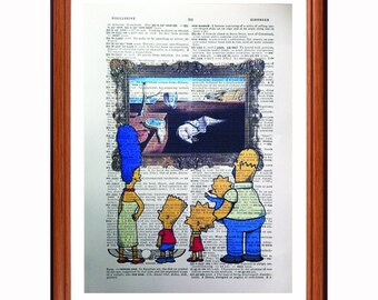 The simpsons art | Etsy