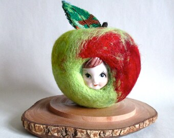 PDF Tutorial for a needle felted Apple guide how to make