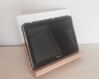 Personalized Tablet Holder Tablet Stand Wooden Tablet