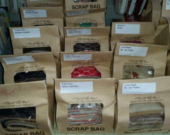 Fabric scrap bag | Etsy