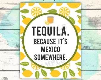 Tequila bar sign | Etsy