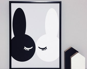 Abstract bunny | Etsy