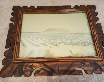 Carved wooden frame | Etsy