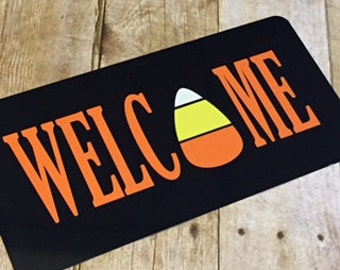 Candy corn sign | Etsy