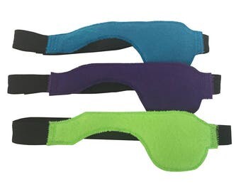 Soft reusable hand-made felt eye patch to treat Eye Patch