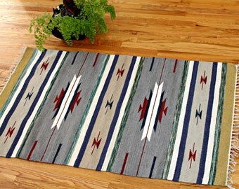 Native american rug | Etsy