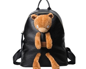 Plush backpack | Etsy