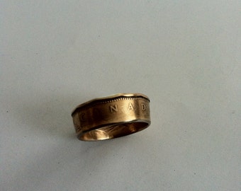 Mens coin ring | Etsy