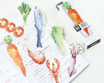 Vegetable bookmark | Etsy