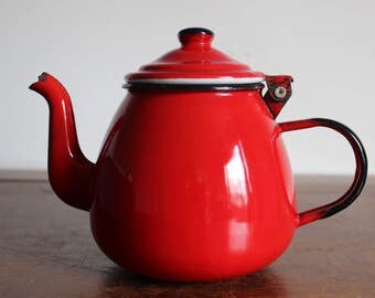 Enamel teapot | Etsy