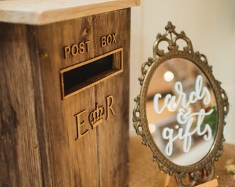 Wedding post box | Etsy