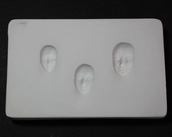 Doll face mold | Etsy