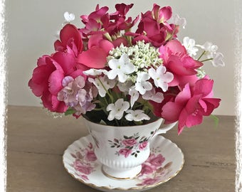 Teacup arrangement | Etsy