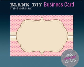 Girly business card | Etsy