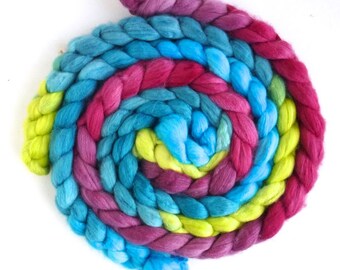 Wool Roving Spinning and Felting Fiber and Yarn by threewatersfarm