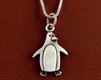 Penguin necklace | Etsy