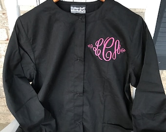 Monogrammed scrubs | Etsy