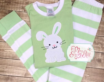 Bunny pajamas | Etsy