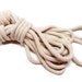 Ivory Off White Braided Rope Cord Semisoft Trim Cord