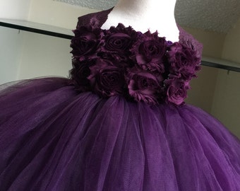 Plum tutu dress | Etsy