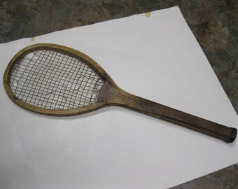 Old tennis racket | Etsy