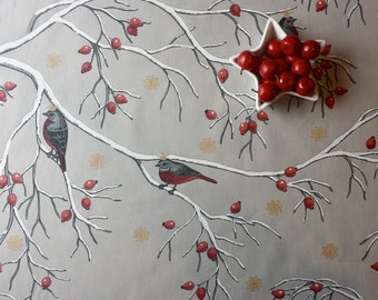 Birds tablecloth | Etsy