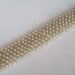 Tutorial Bead Netting Fishnet Teardrop Cuff Bracelet Jewelry