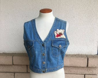 Teddy bear vest | Etsy